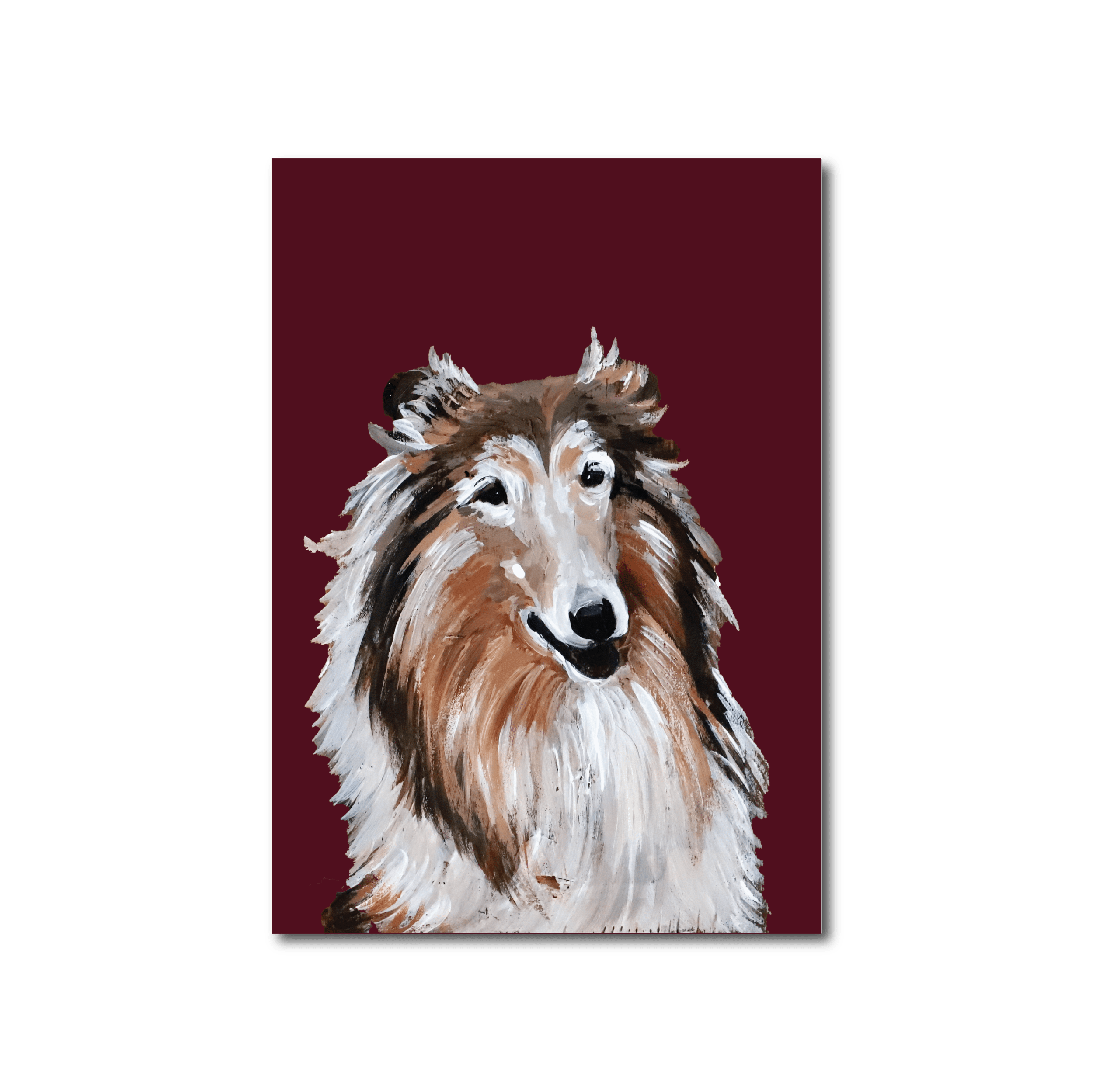 Rough Collie Card – Mads Studio & Co.