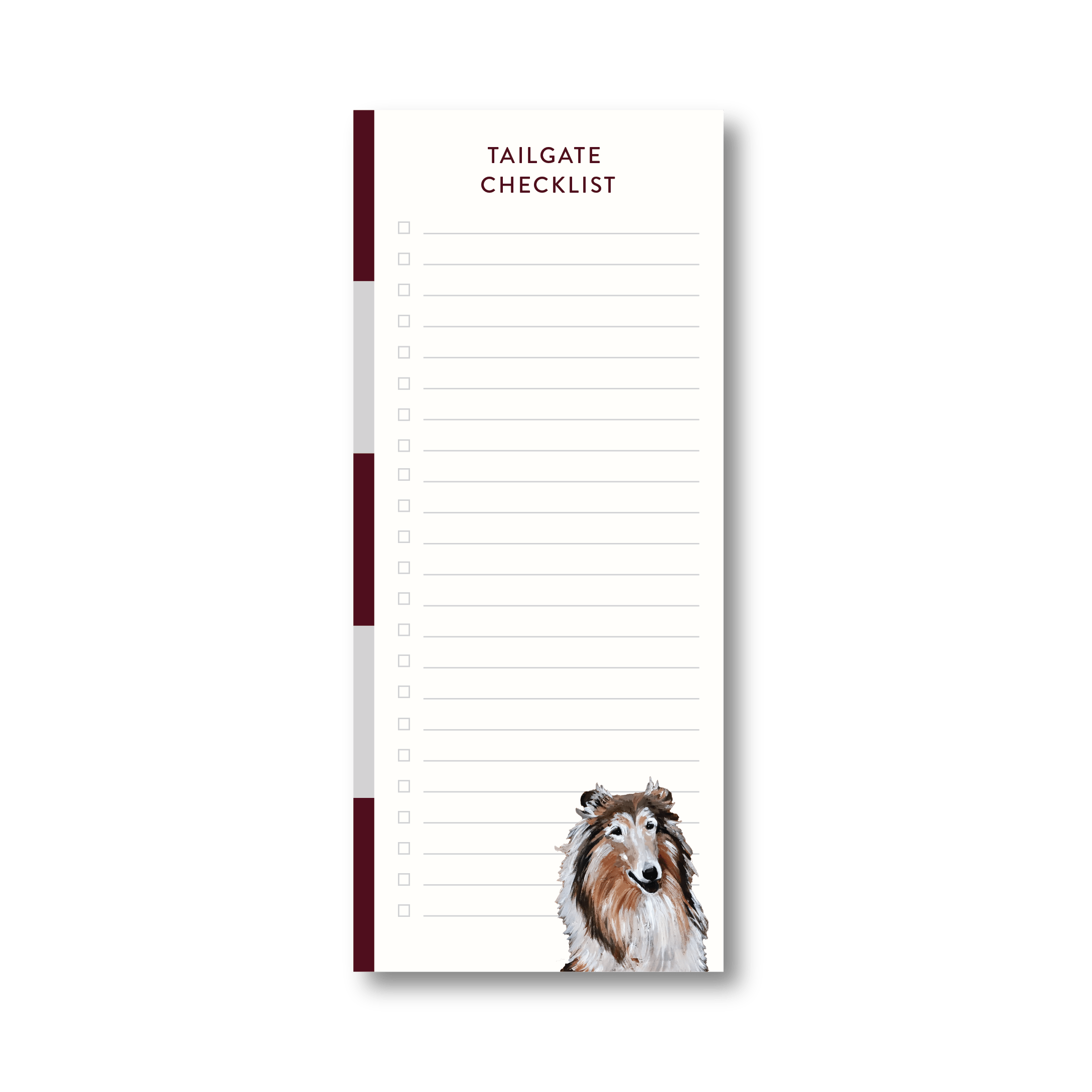 Rough Collie Notepad – Mads Studio & Co.