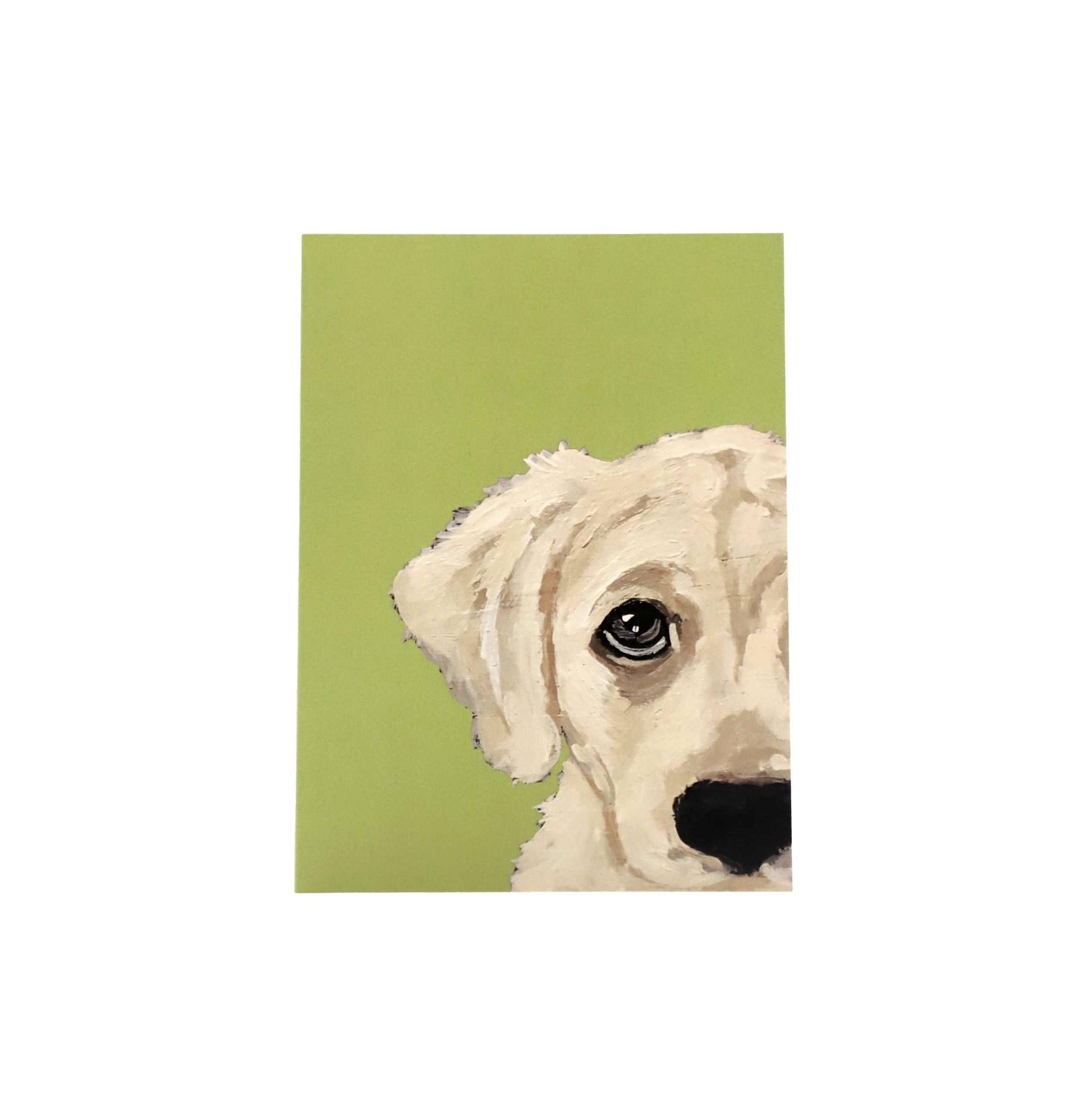Labrador Bright Green Card – Mads Studio & Co.